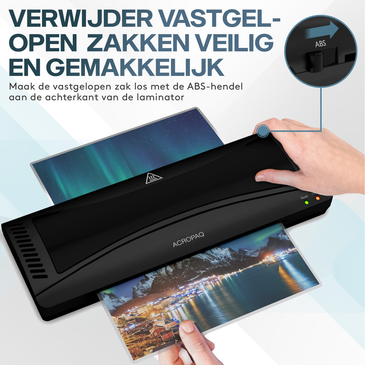 ACROPAQ A3 Lamineerapparaat - Maximale lamineerbreedte 33 cm ...