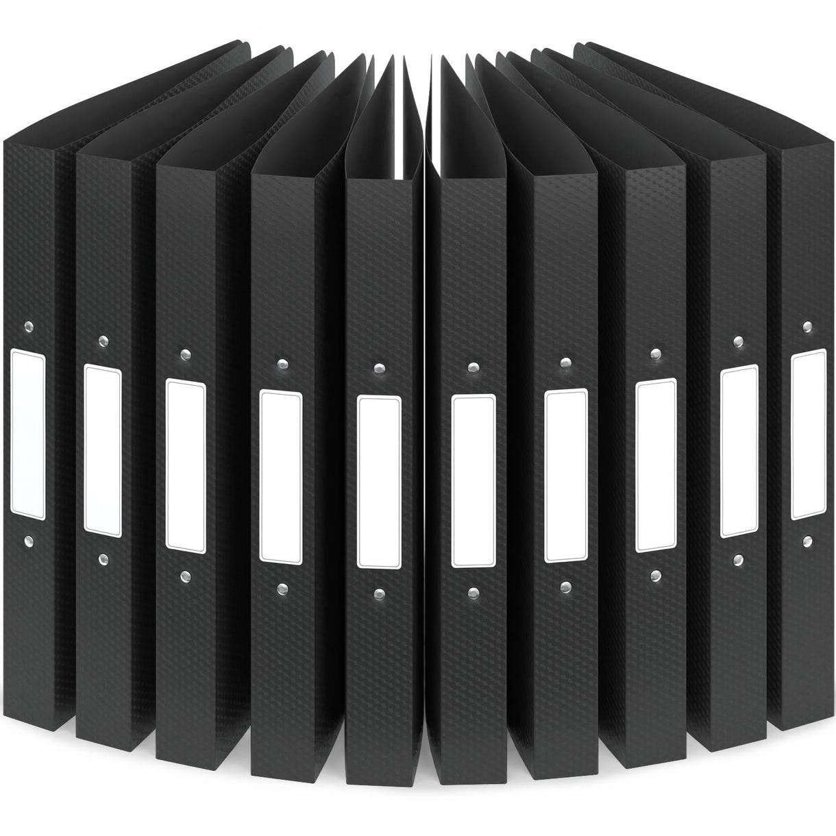 ACROPAQ - 10 ringbanden A4 - Met 2 ringen, rugbreedte 3,5 cm, nacht ...